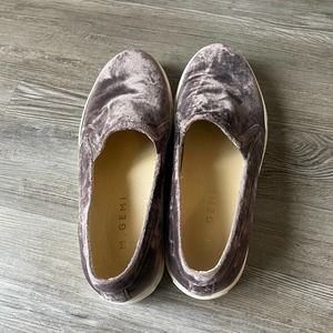 M.Gemi | Shoes | M Gemi Cerchio Velvet Purple Slip On Sneaker | Poshmark